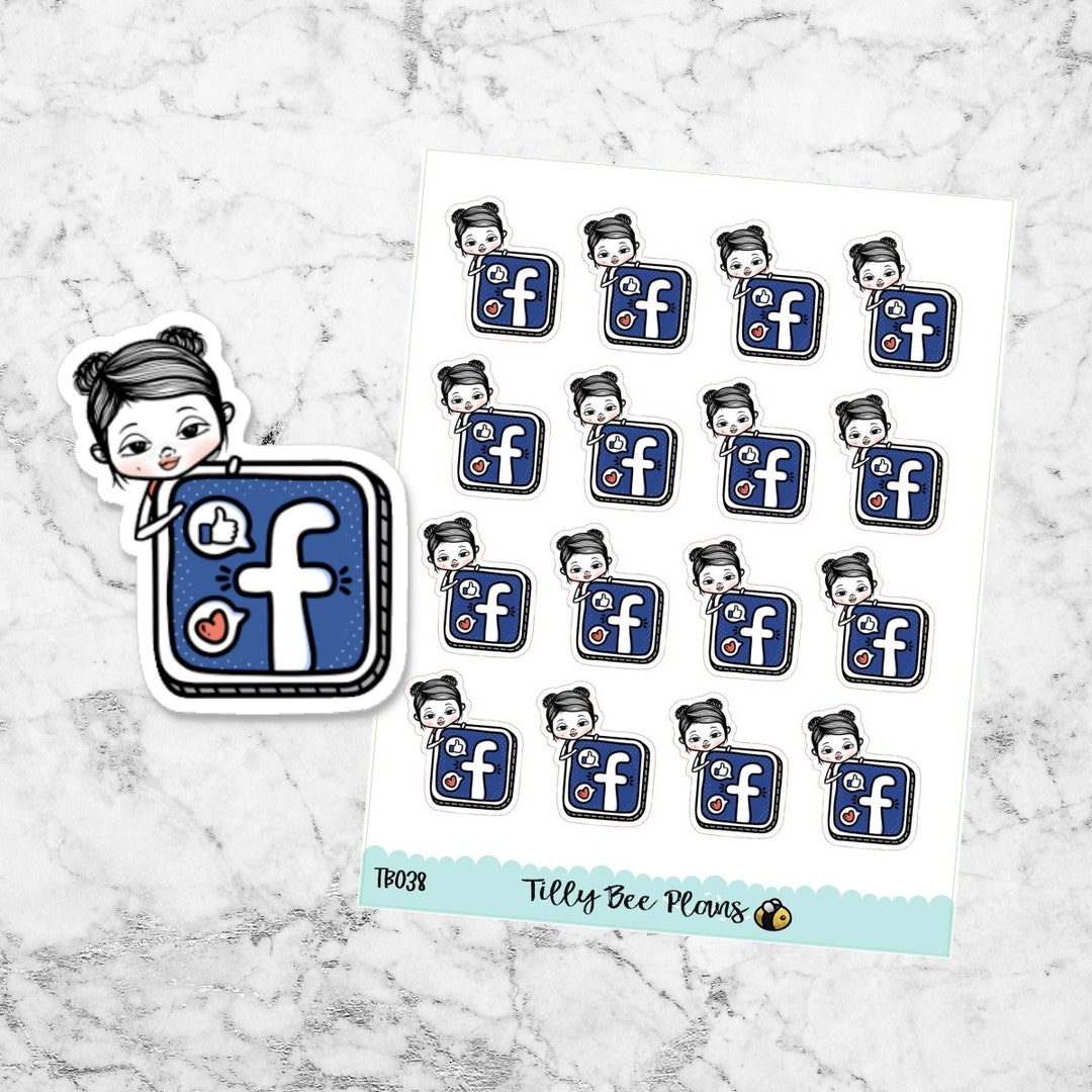 Tilly Hand Drawn Character Planner Sticker - Social Media - FB - TB038 ...