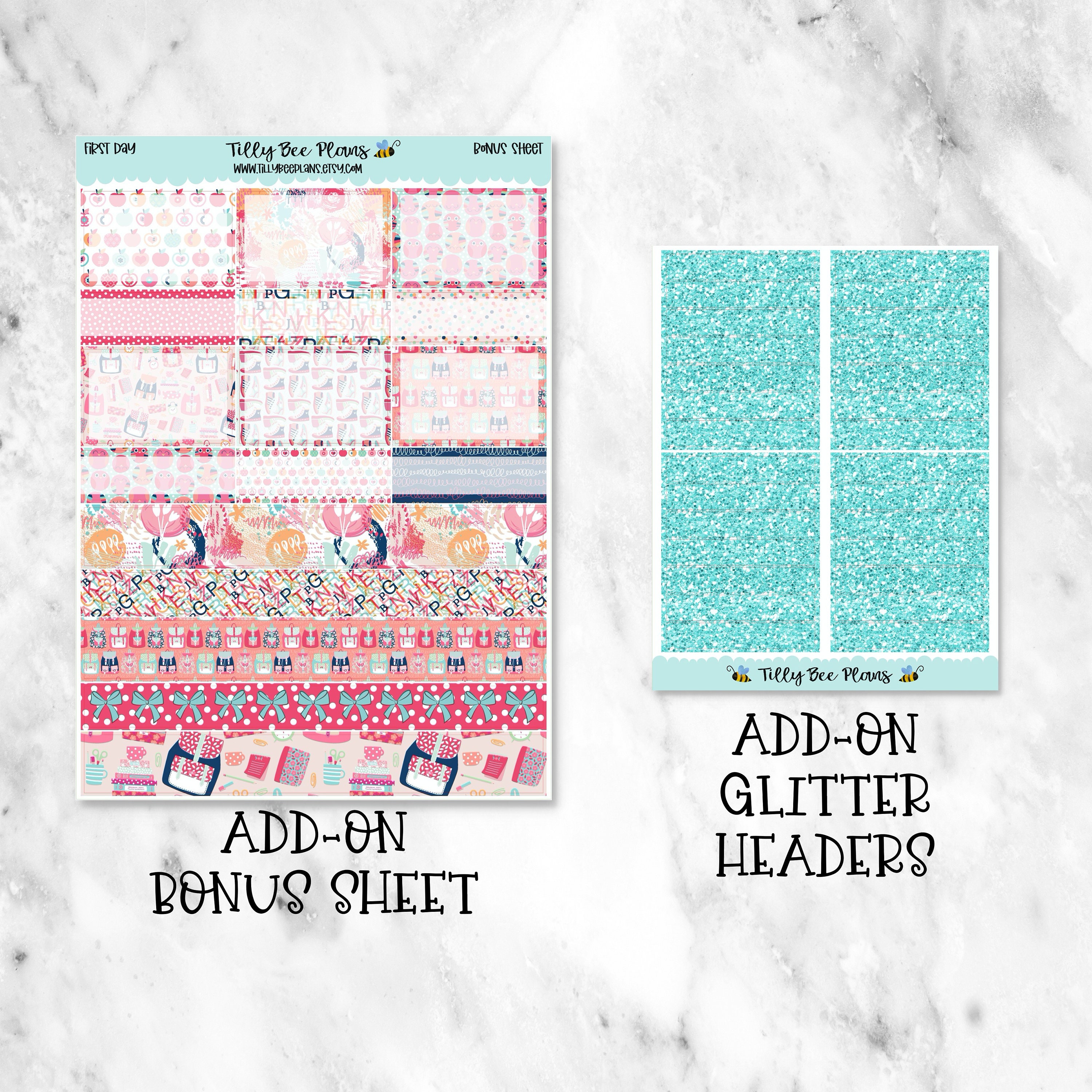 Paper & Party Supplies Stickers, Labels & Tags Paper First Day Vertical ...