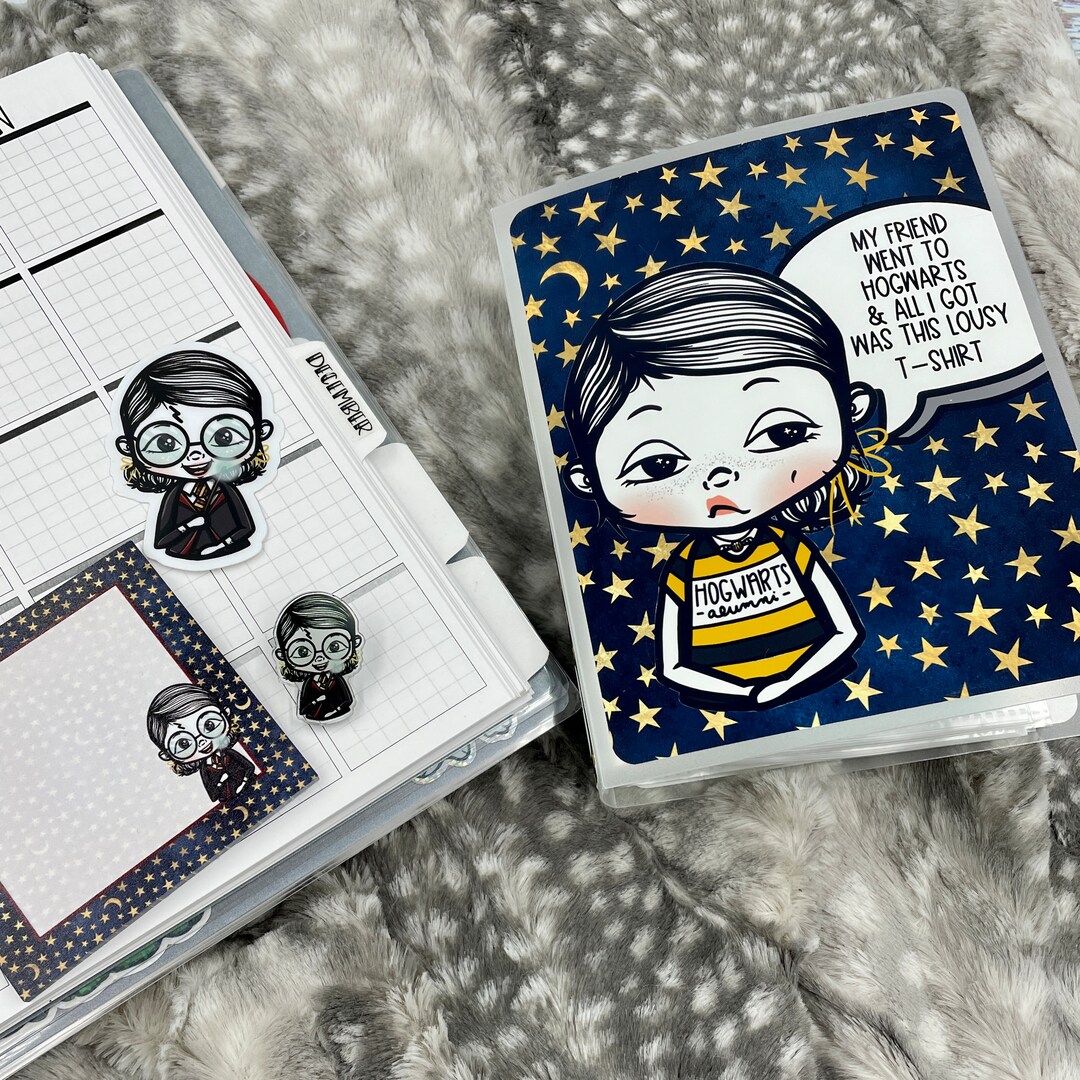 Tilly Wizard Bundle Sticky Notes 4x6 Sticker Album Vinyl - Etsy