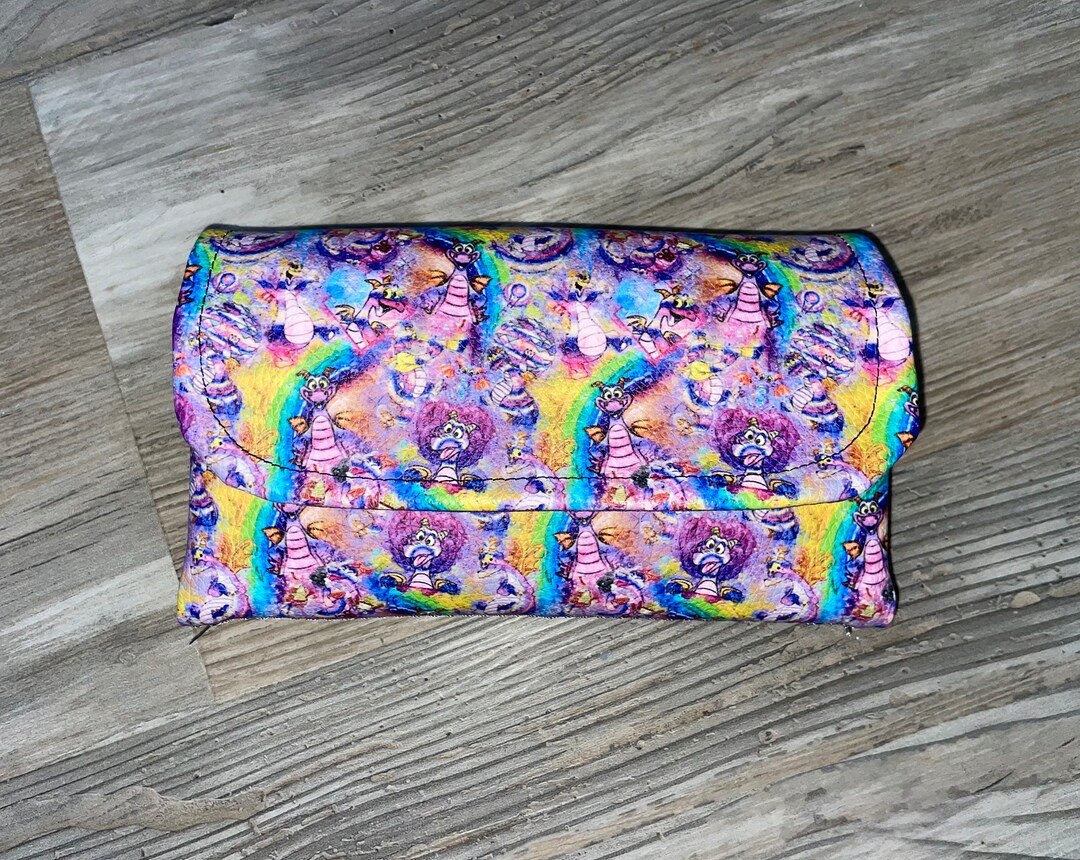 New Handmade Vinyl Figment Disney Flip Clutch Wallet READY TO SHIP - Etsy
