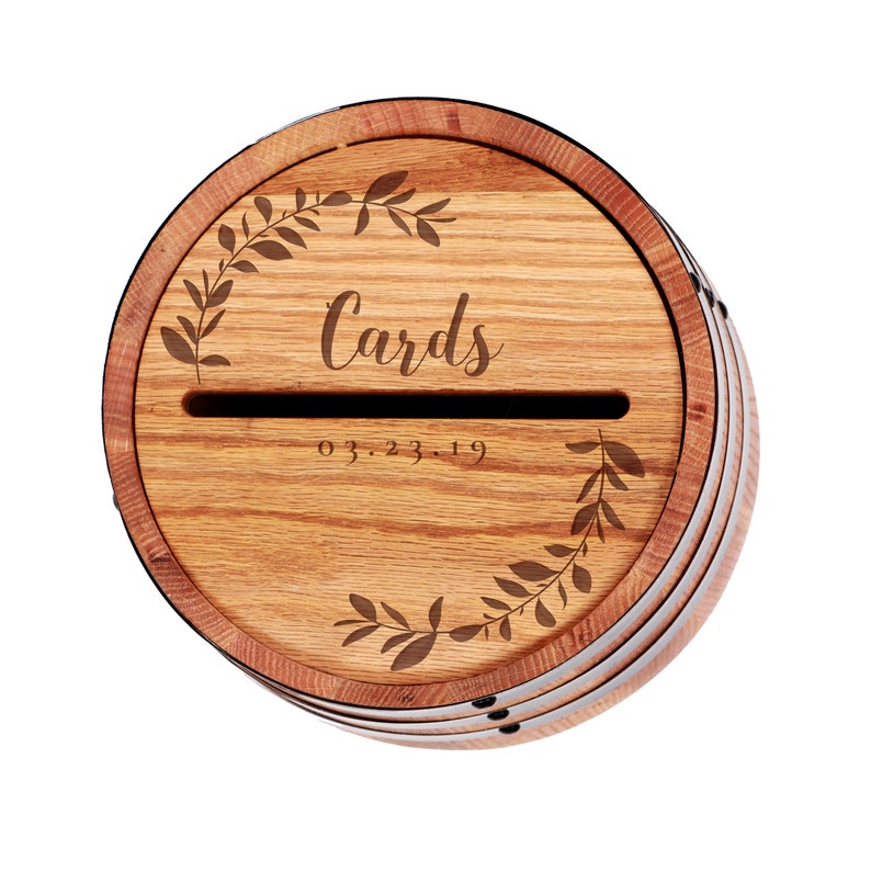 Card Holder Whiskey Barrel Wedding Theme Event Cards - Etsy