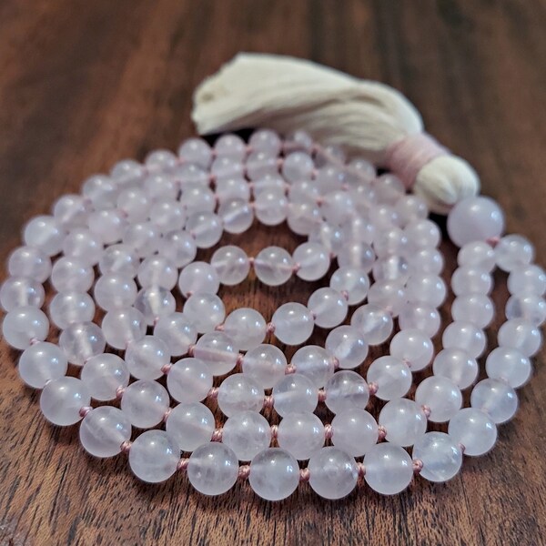 Rose Quartz Mala - Etsy
