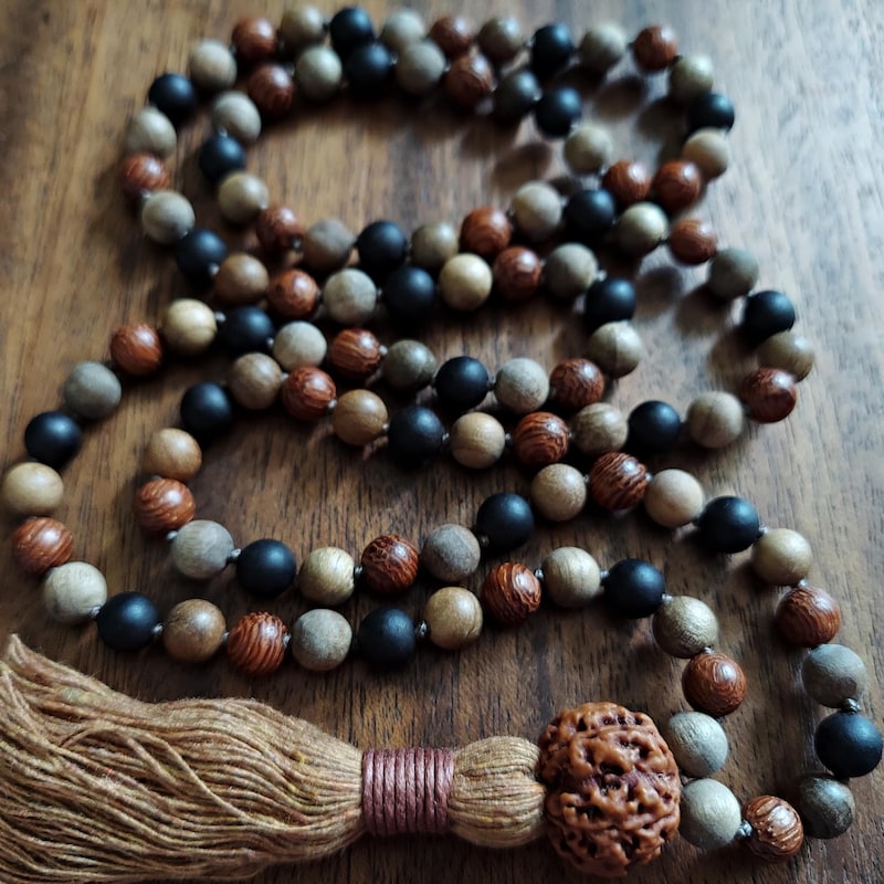 Wood Mala Beads - Etsy