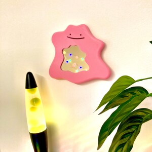 Ditto Pokémon Mini Wall Mirror 3D Printed Hanging Home Decor Funky ...