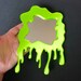 Drippy Wall Mirror Mini 3D Printed Hanging Home Decor Spooky Slime ...