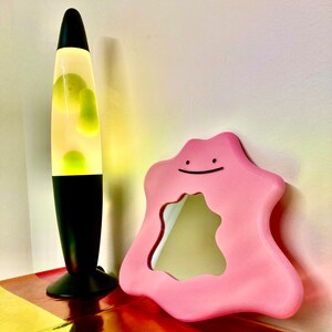 Ditto Pokémon Mini Wall Mirror 3D Printed Hanging Home Decor Funky ...