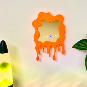 Drippy Wall Mirror Mini 3D Printed Hanging Home Decor Spooky Slime ...