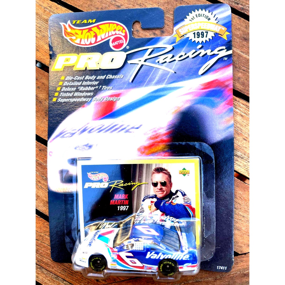 Hot Wheels Pro Racing 1997 Mark Martin 6 Valvoline Scale 1:64 - Etsy