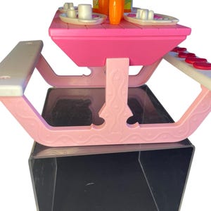 1991 Arco Mattel Barbie Doll Backyard Cookout Storage Picnic Table and ...