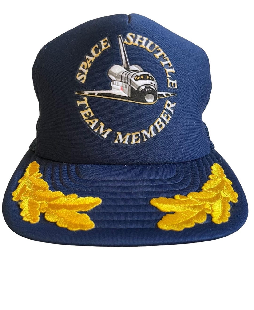 New Vintage 80's Space Shuttle Challenger Team Member Hat Cap NASA ...