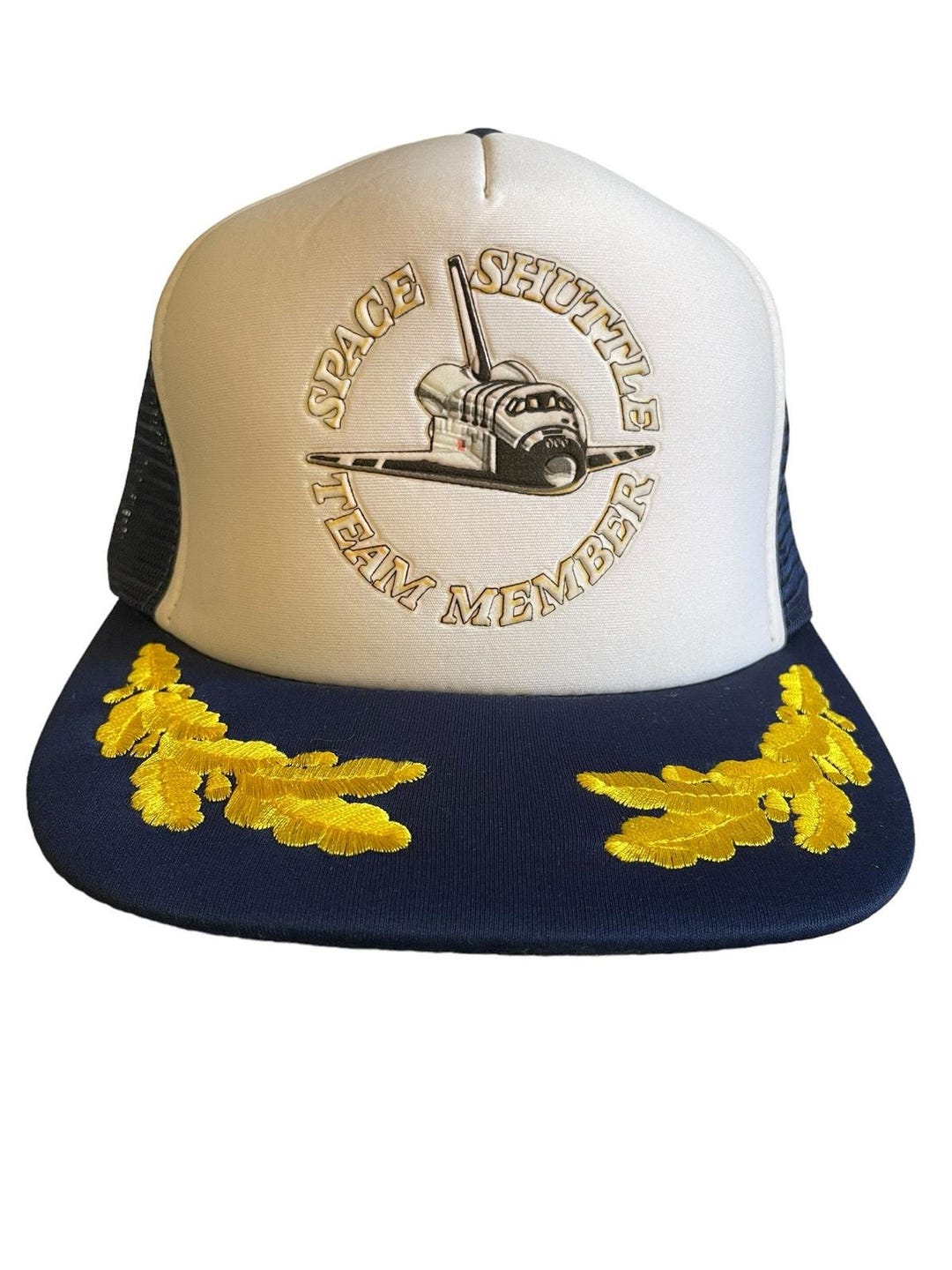 New Vintage 80's Space Shuttle Challenger Team Member Hat Cap NASA ...