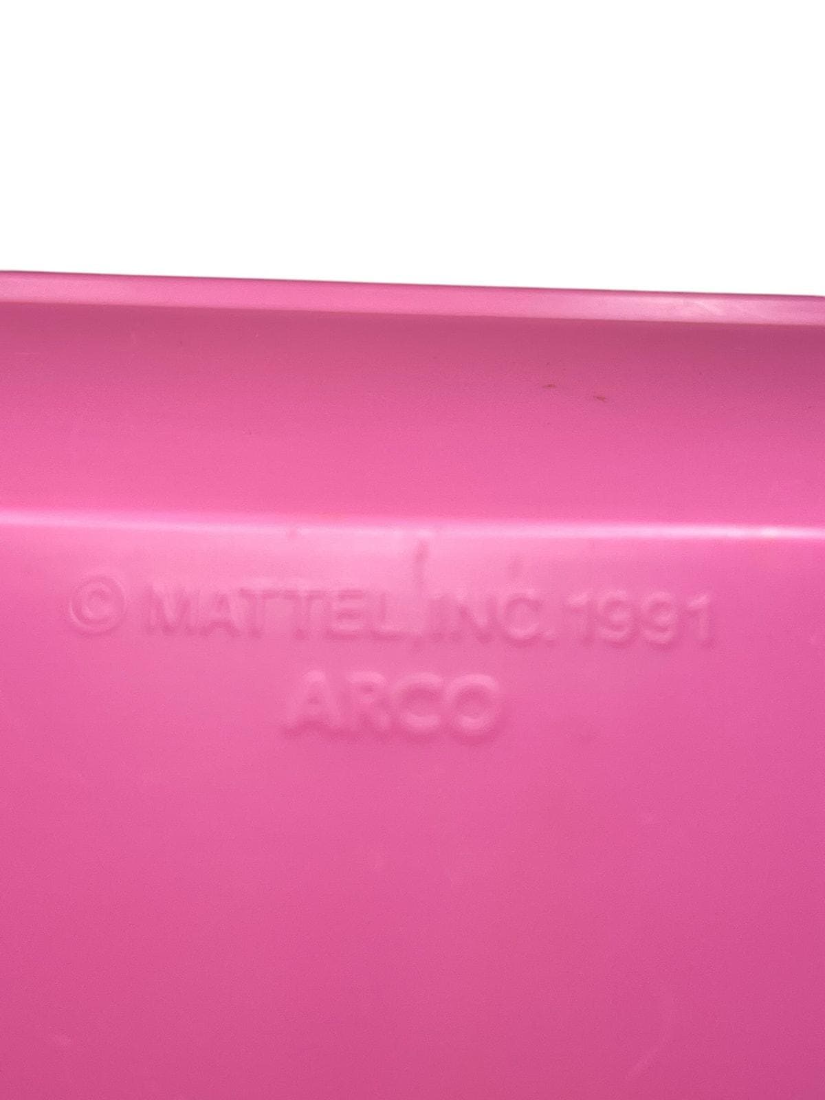 1991 Arco Mattel Barbie Doll Backyard Cookout Storage Picnic Table and ...