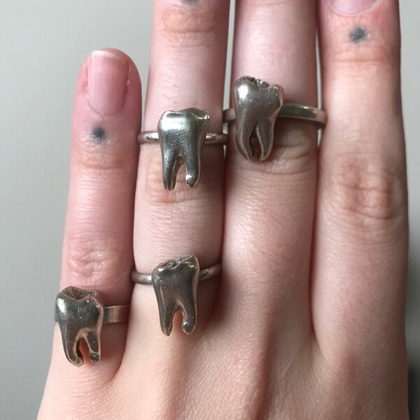 Tooth Ring - Etsy