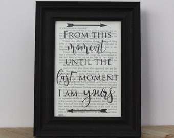 FBAA don't Borrow Tomorrow's Problems Today Book Page Art Print/ Wall ...