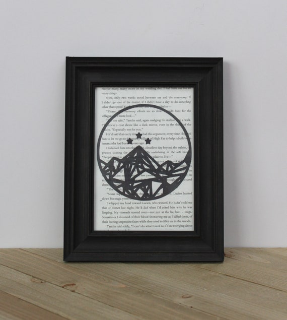 ACOTAR/ACOMAF/ACOWAR Night Court Symbol Book Page Art Print/ - Etsy