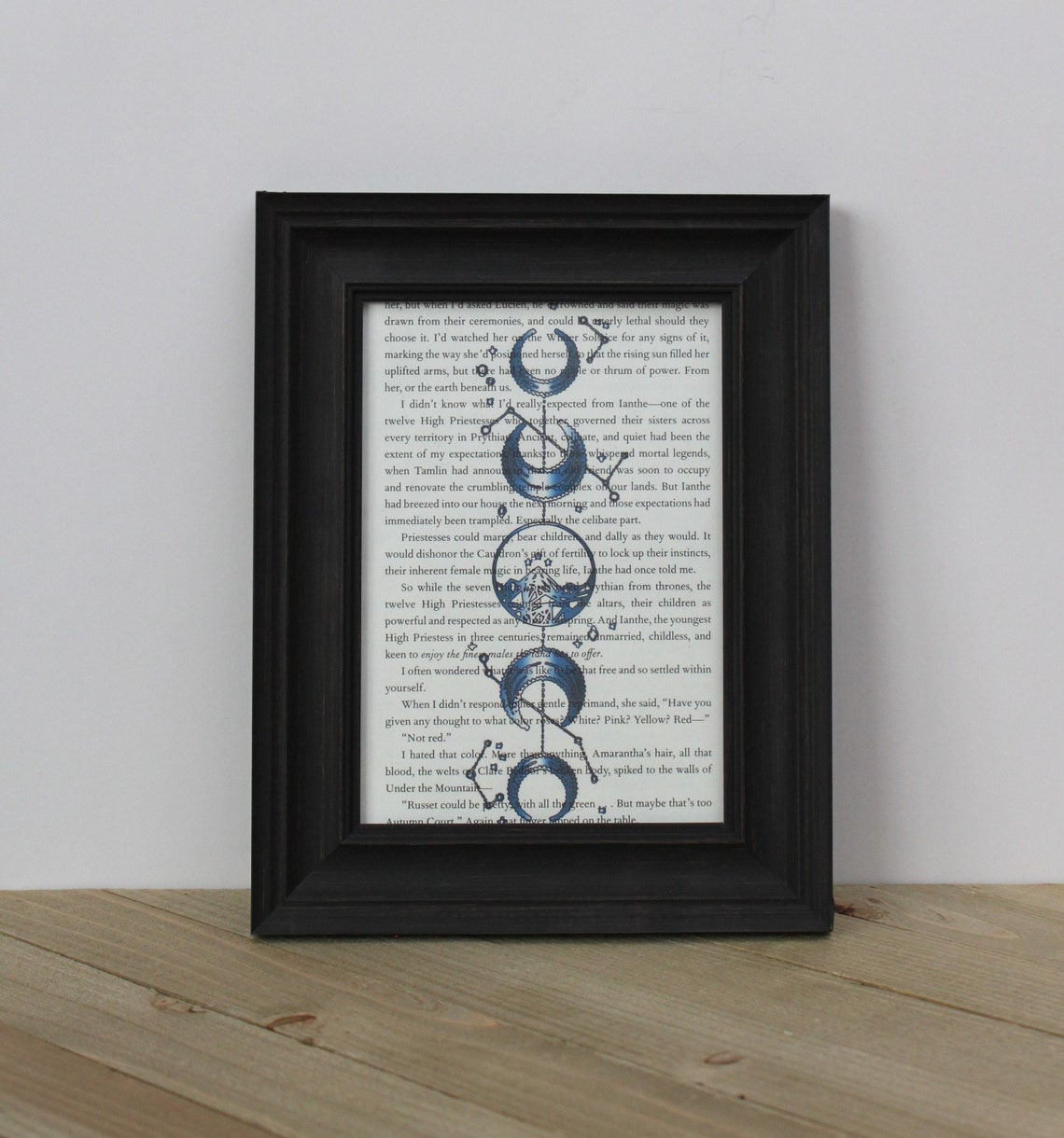 ACOTAR/ACOMAF/ACOWAR Feyre Back Tattoo Moon Phases Color Book - Etsy