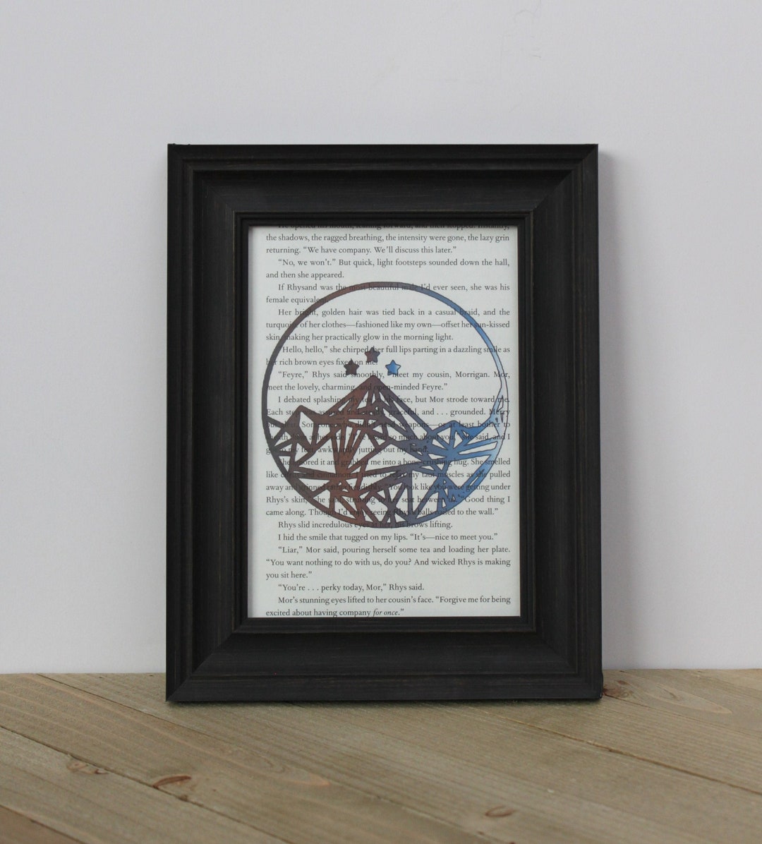 ACOTAR/ACOMAF/ACOWAR Night Court Symbol Color Book Page Art Print/ Wall ...