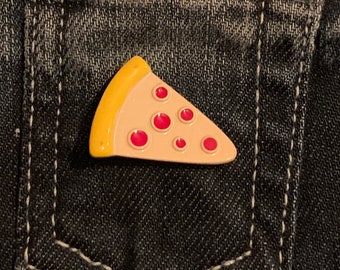 Ghost of Saint Pizza Enamel Pin - Etsy