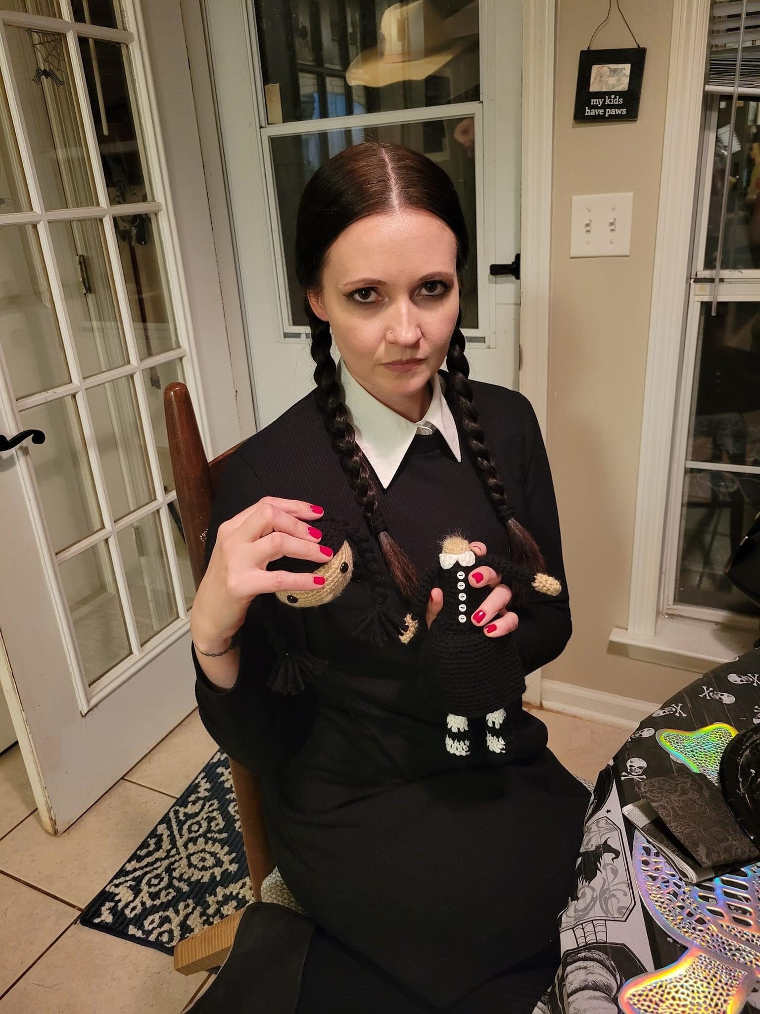 Wednesday Addams Headless Doll - Etsy