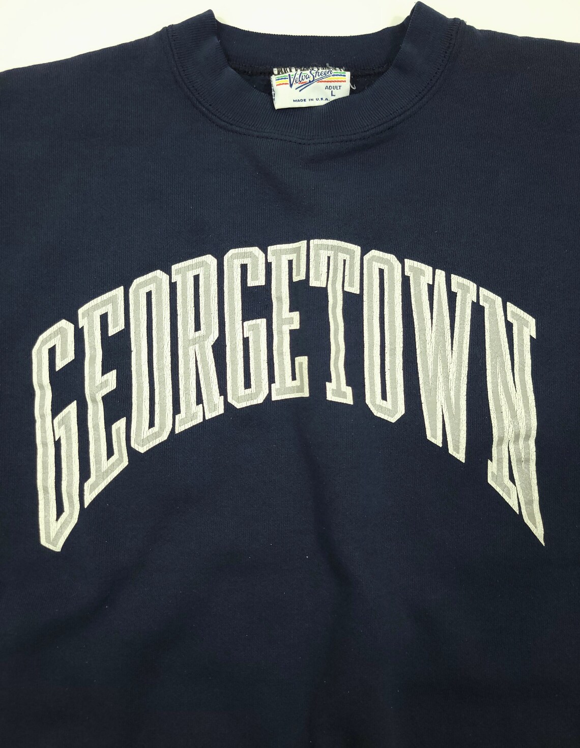 Vintage Georgetown Sweatshirt / 90s Streetwear / Georgetown Hoyas ...