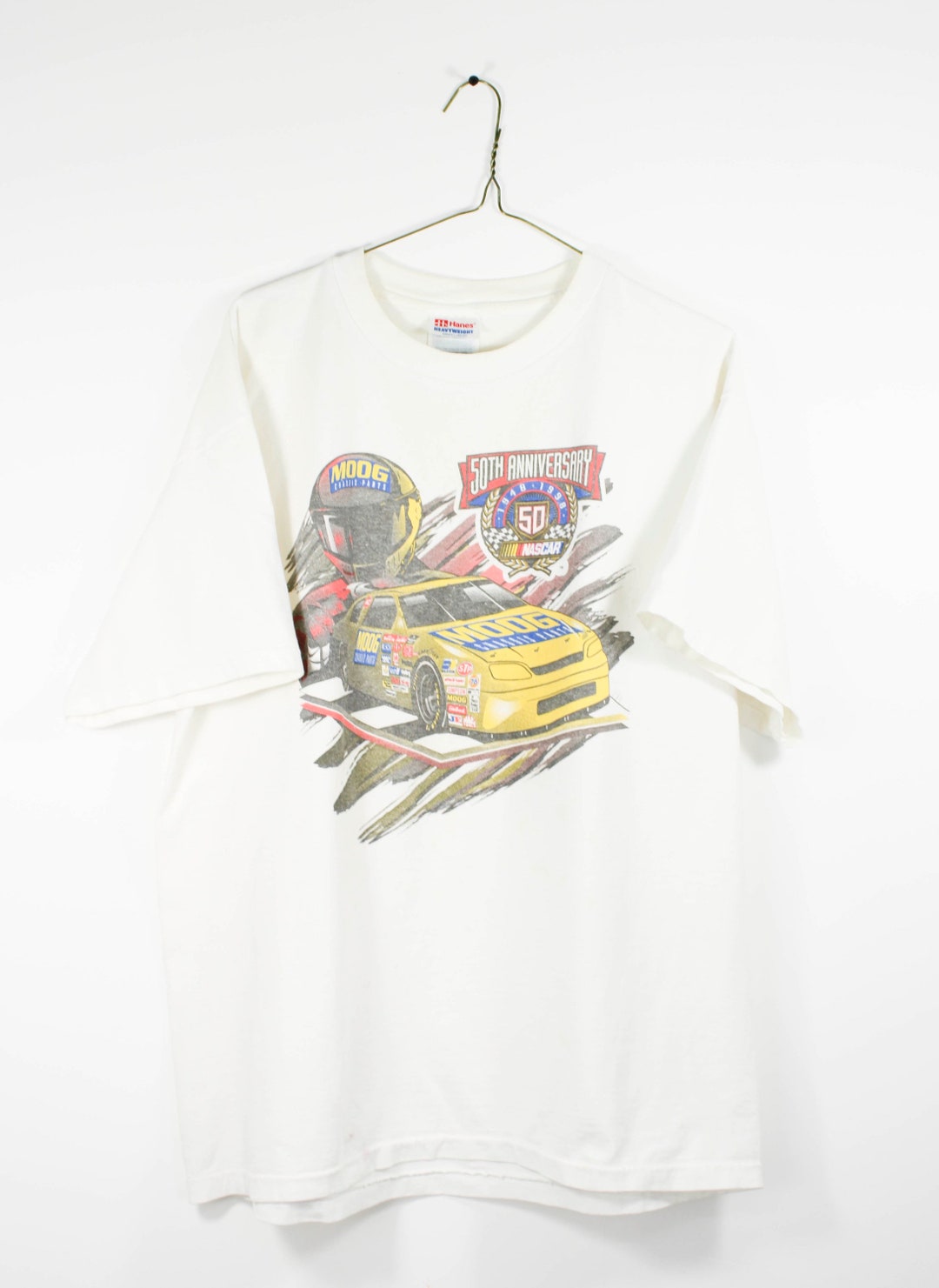 Vintage 1998 50th Anniversary NASCAR Moog Racing Tee / Vintage Racing T ...