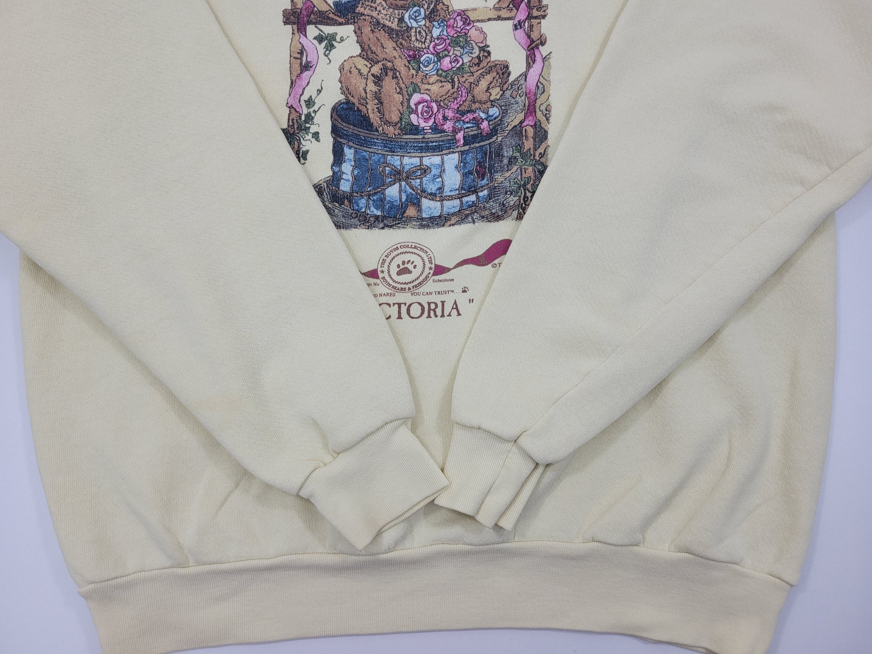 Vintage Boyd Collection Teddy Bear Sweatshirt / Victoria Teddy Bear ...