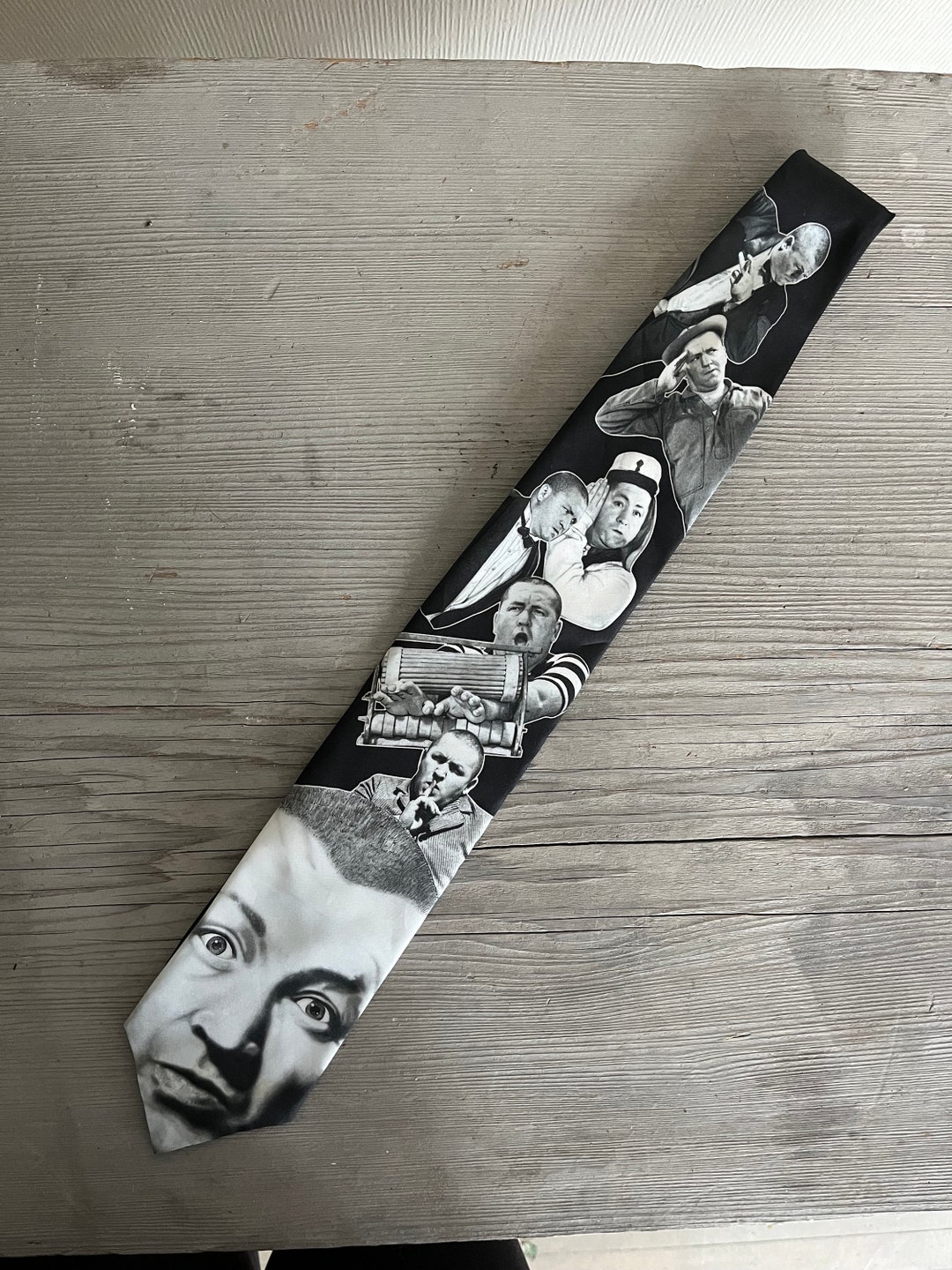Vintage Three Stooges Curly Necktie by Ralph Marlin - Etsy