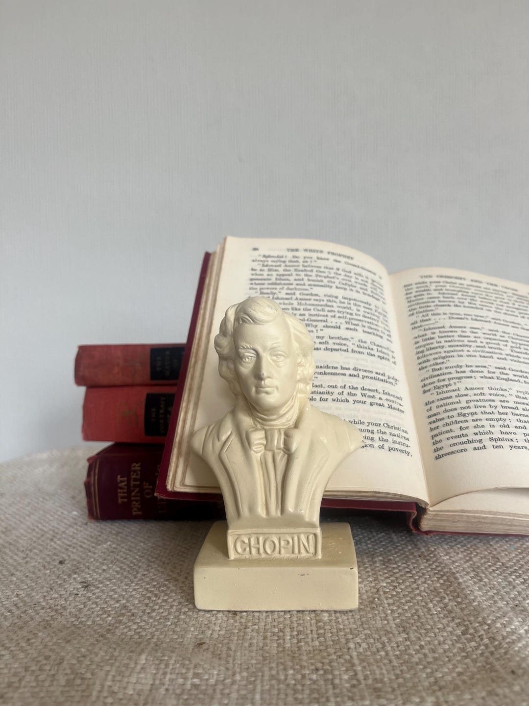 Resin Chopin Bust Statue | Musician Composer Classical Music Piano ...