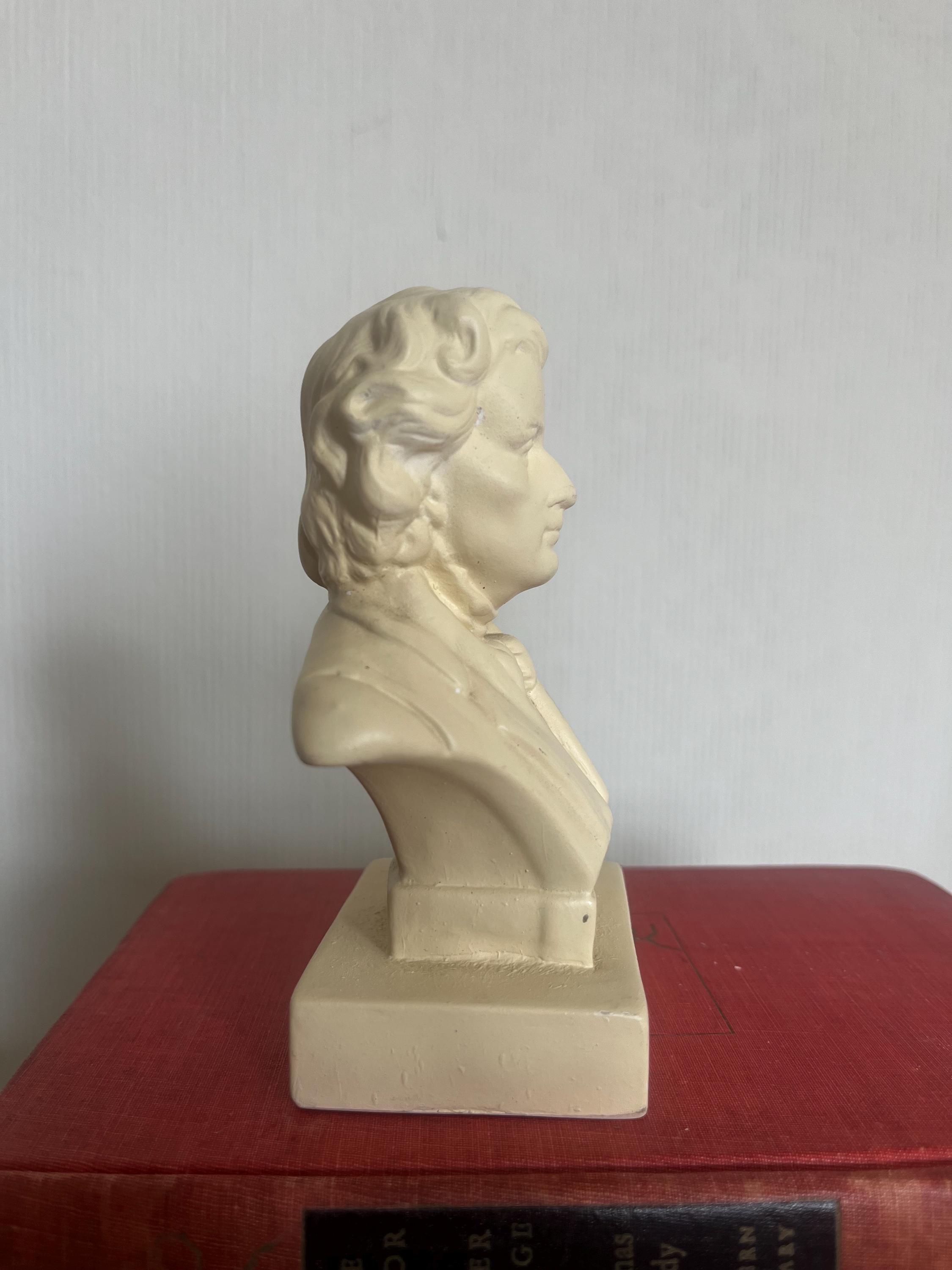 Resin Chopin Bust Statue | Musician Composer Classical Music Piano ...