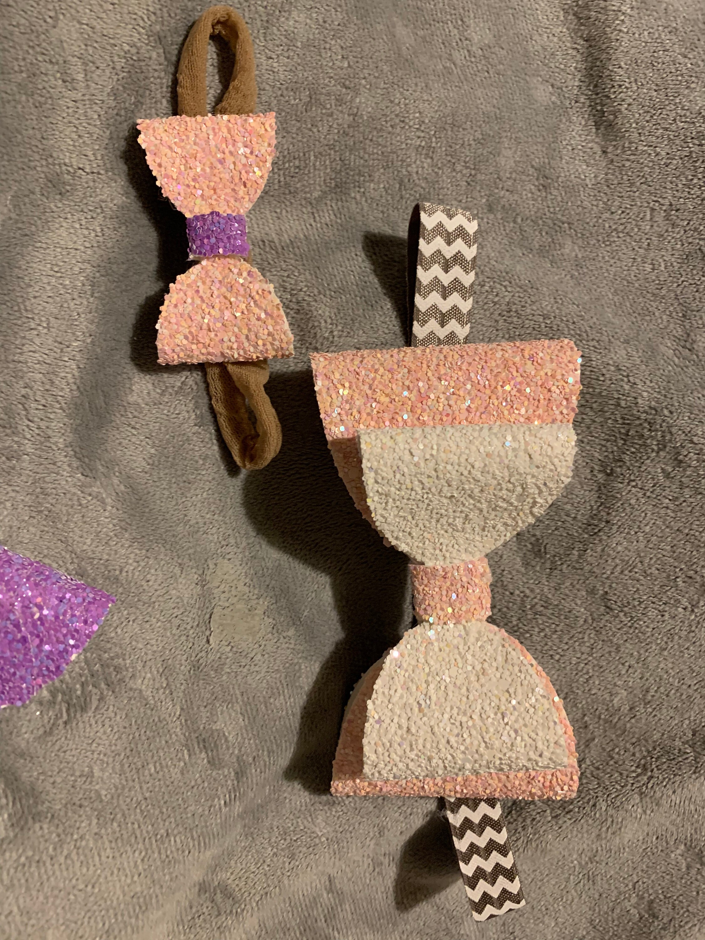 Glitter Head Bands and Clips - Etsy