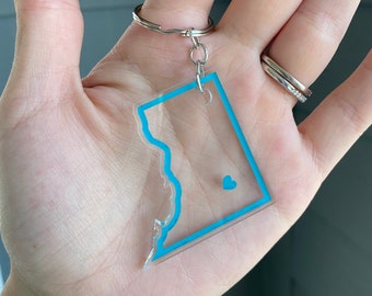 Washington Dc Keychain - Etsy