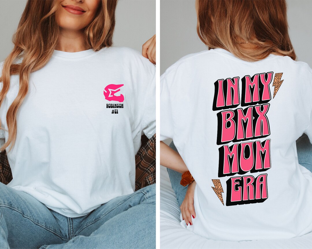 Personalized BMX Mom Shirt, Bmx Mom Tee, Custom Race Day Tee, Boy Mom ...
