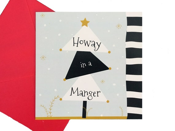 CHRISTMAS CARD: Geordie Howay in a Manger. Limited Edition - Etsy