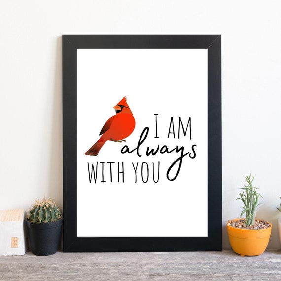 I Am Always With You Printable Digital Download Wall Art - Etsy
