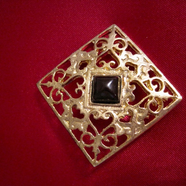 Square Brooch - Etsy