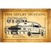 1969 BOSS 429 Mustang Canvas Poster Art Print, 12x12, 16x16, or 20x20 ...
