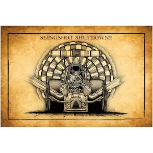 1960s Front-engine Top Fuel Hemi Dragster 16"x24" or 12"x18" Canvas ...