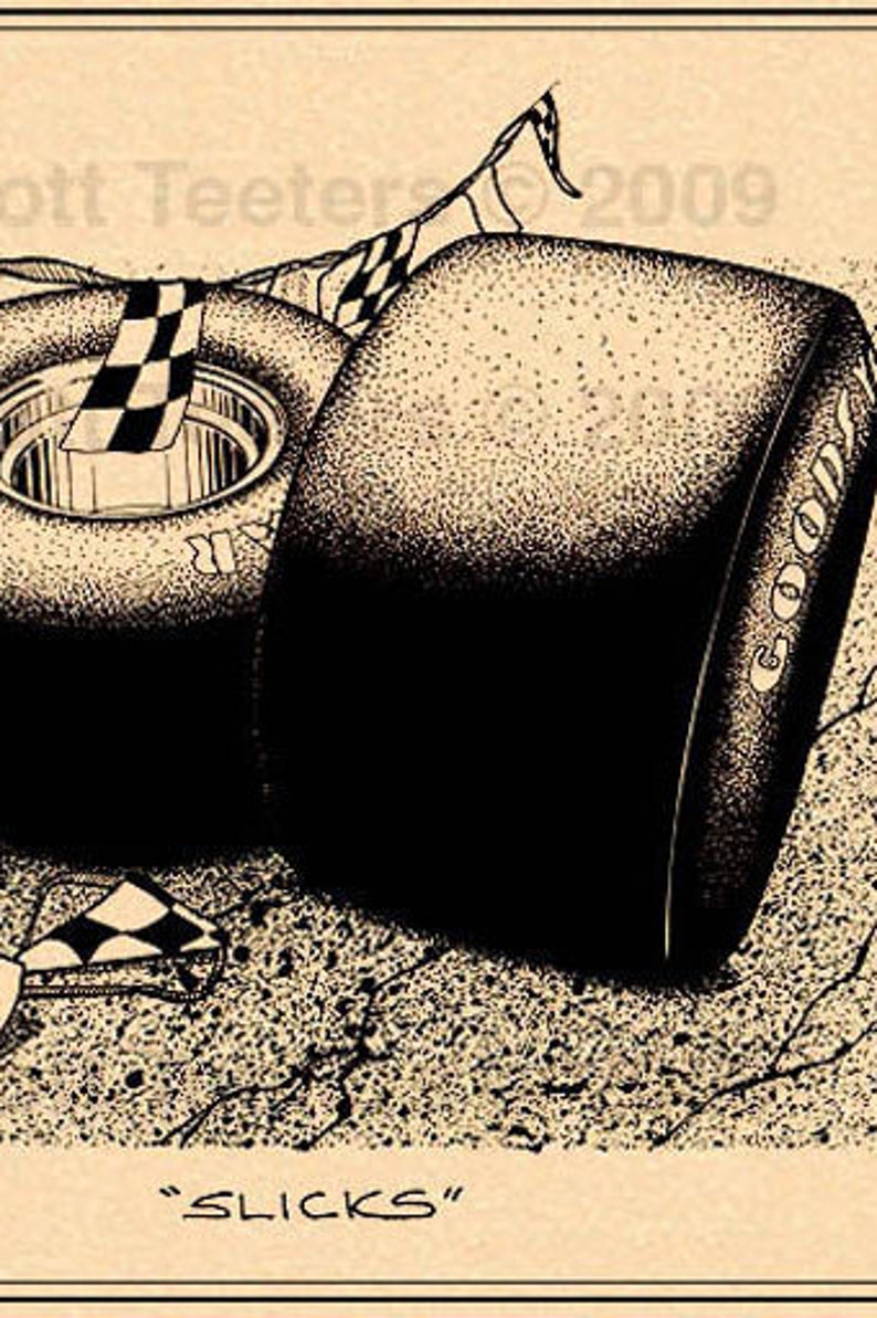 SLICKS A Drag Racing Still-lifedrag Racing Tiresdragster - Etsy