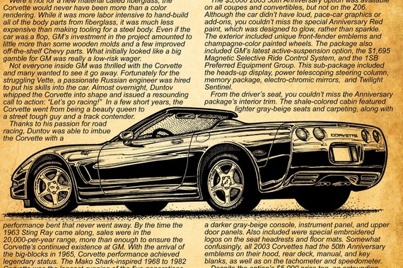 50th Anniversary Corvette Yellow