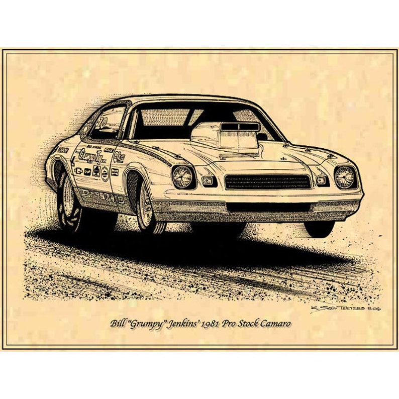 Bill Jenkins' Grumpy's Toy 1981 Pro Stock Camaro 1981 - Etsy