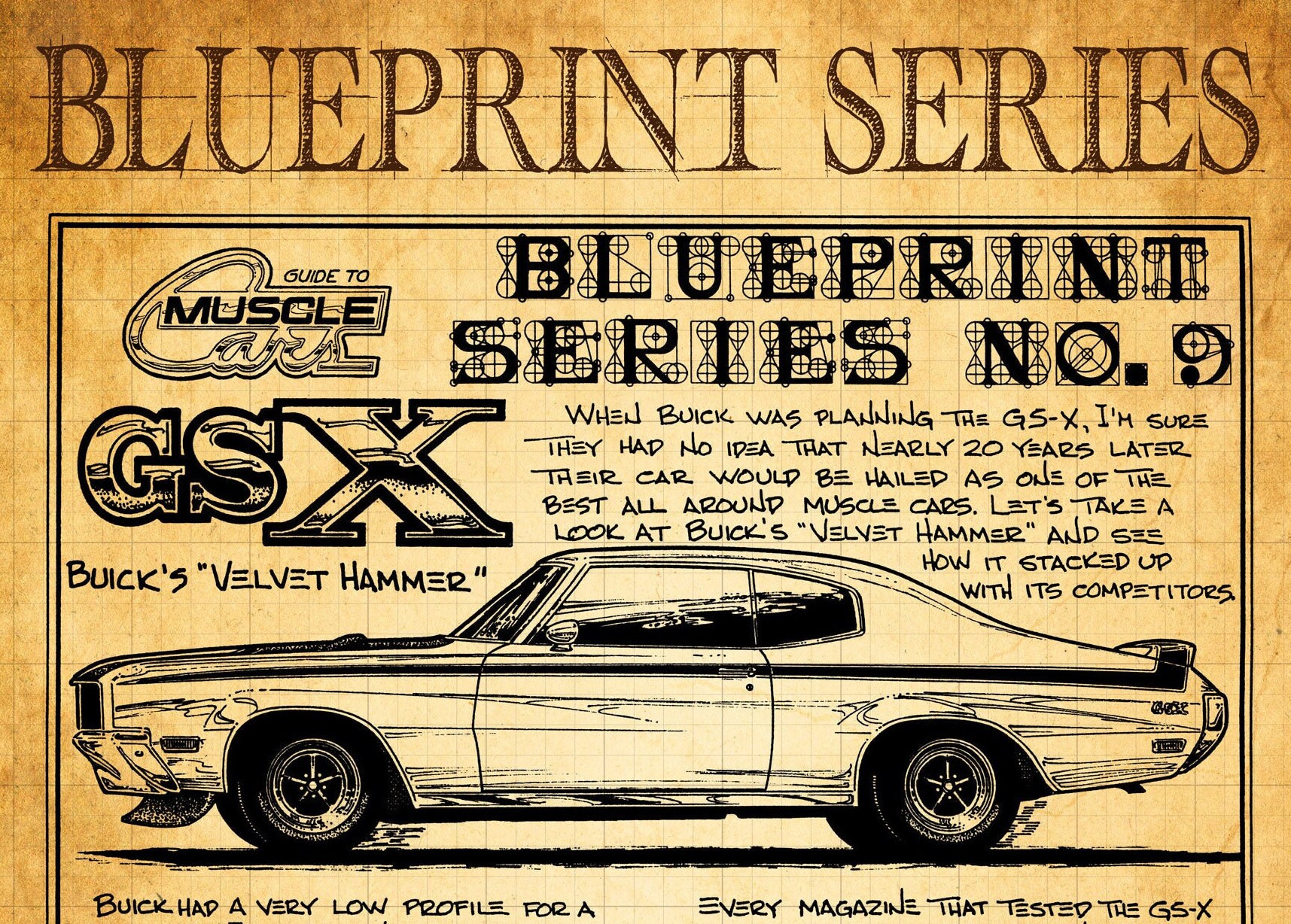 1970 Buick 455 GSX Muscle Car Canvas Wrap Art Print, Buick Muscle Car ...