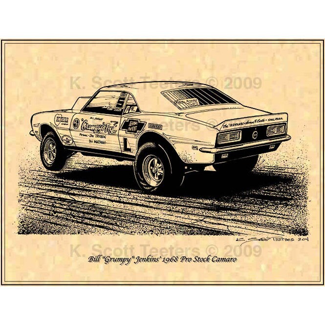68 Camaro Drawings