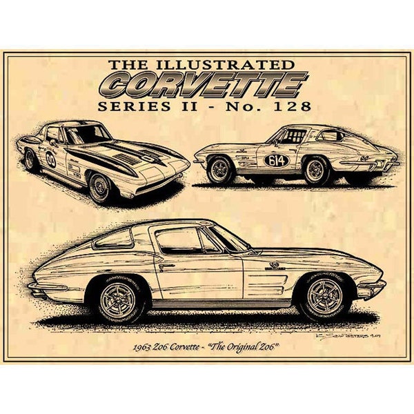 1963 Corvette Art - Etsy