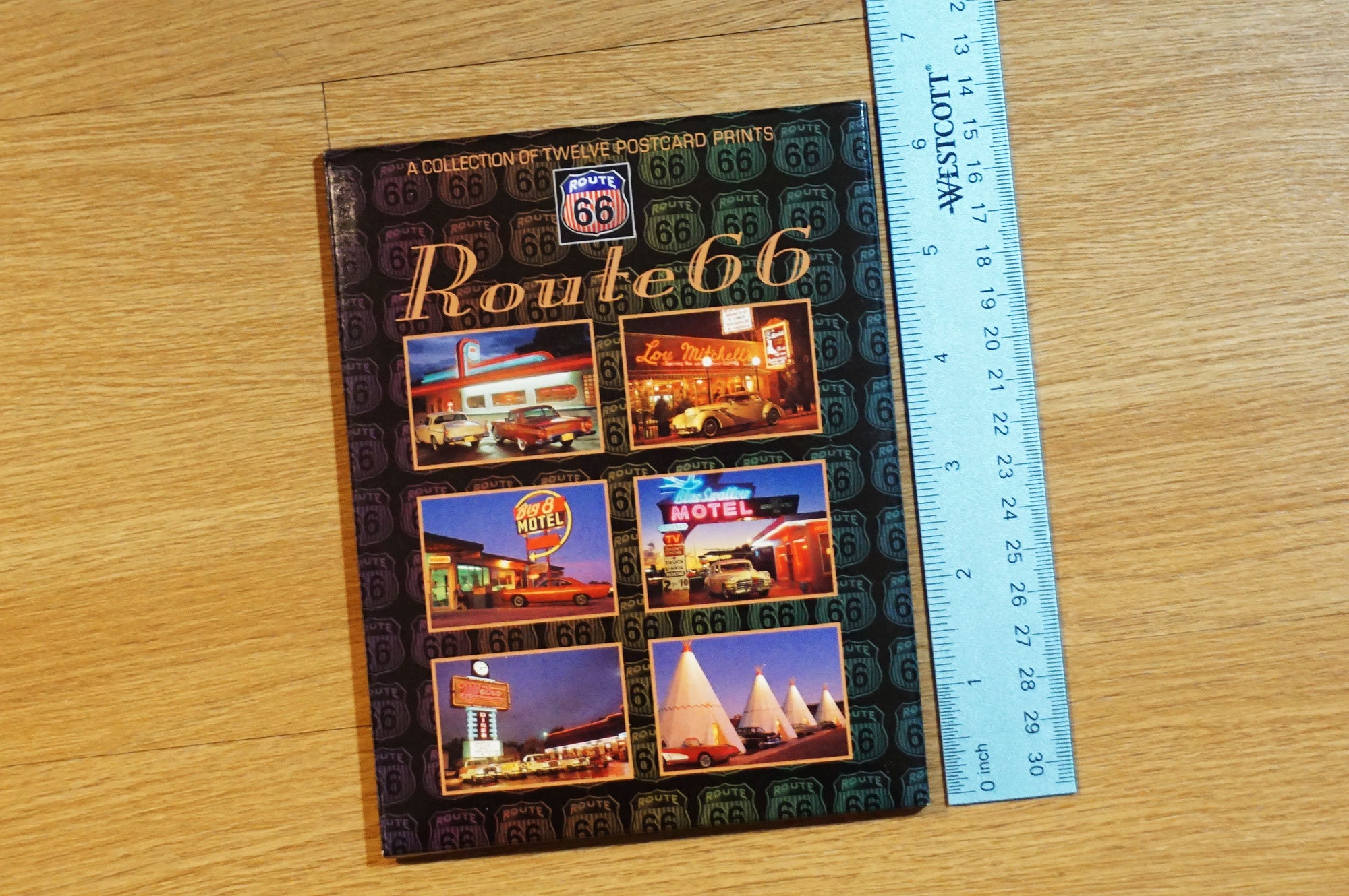Vintage Route 66 Car Postcards, Collection of 12 Rt 66 Collectible 4 X ...