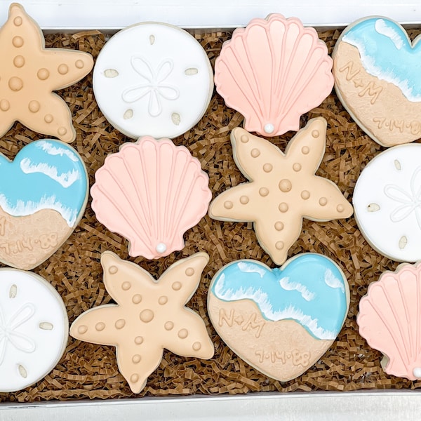 Beach Theme Cookies - Etsy