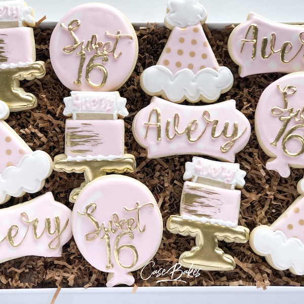 Birthday Sugar Cookies - Etsy