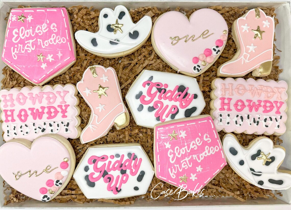 Giddy up | Rodeo Cookies | Howdy Cookies | Rodeo Birthday | First Rodeo ...