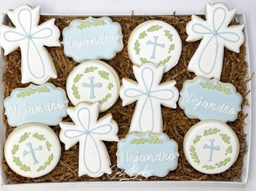 Baptism / First Communion Sugar Cookies - 1 Dozen - Etsy