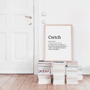 Cwtch Cwtch Sign Welsh Word Welsh Meaning Welsh - Etsy Norway