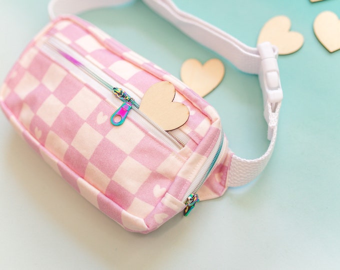 Kids Fanny Pack - Child Size Fanny Pack - Belted Waist Bag - Kids Hip ...
